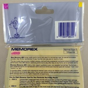 Memorex | Media | Vintage Memorex Dbs 9 Min Cassette Tapes | Poshmark